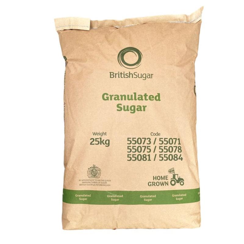 Buy Granulated Sugar (British Sugar) - 25kg Bag | Quality Sweetener UK