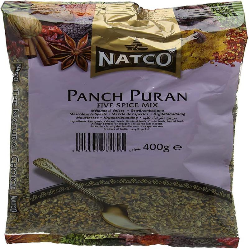 Panch Puran, Natco, 400 GM, Indian spices, spice blend, mustard seeds ...