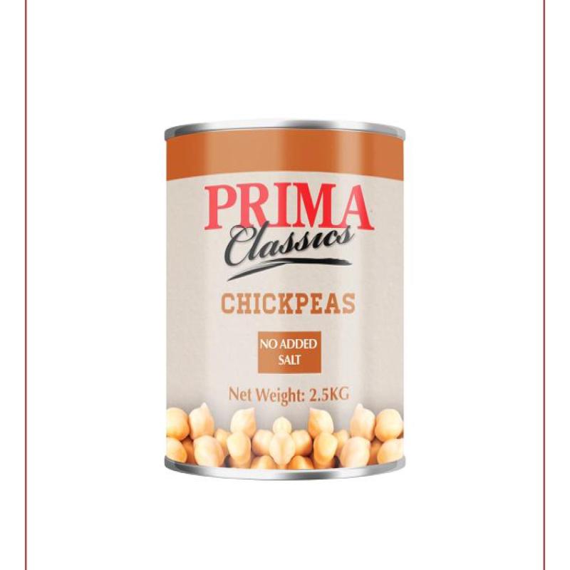 Prima Classics Chickpeas, chickpeas tin 6 x 2.5kg, bulk chickpeas UK ...