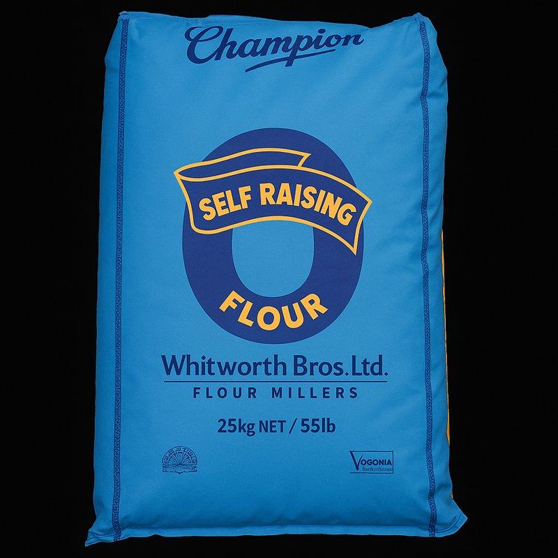 Champion Self-Raising Flour 25kg, self-raising flour bulk UK, baking ...